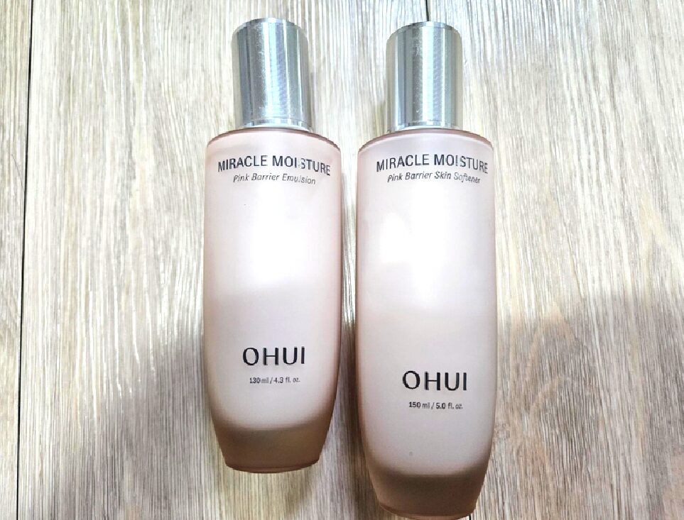 【レビュー】OHUI ミラクルモイスチャー ピンクバリア スキンソフナー・エマルジョン｜口コミ・価格・使い方【韓国セラミドスキンケア ...